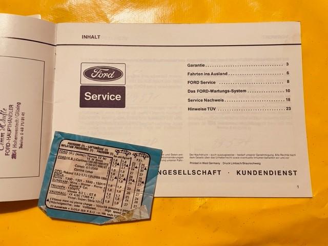 Ford Serviceheft Pdf
