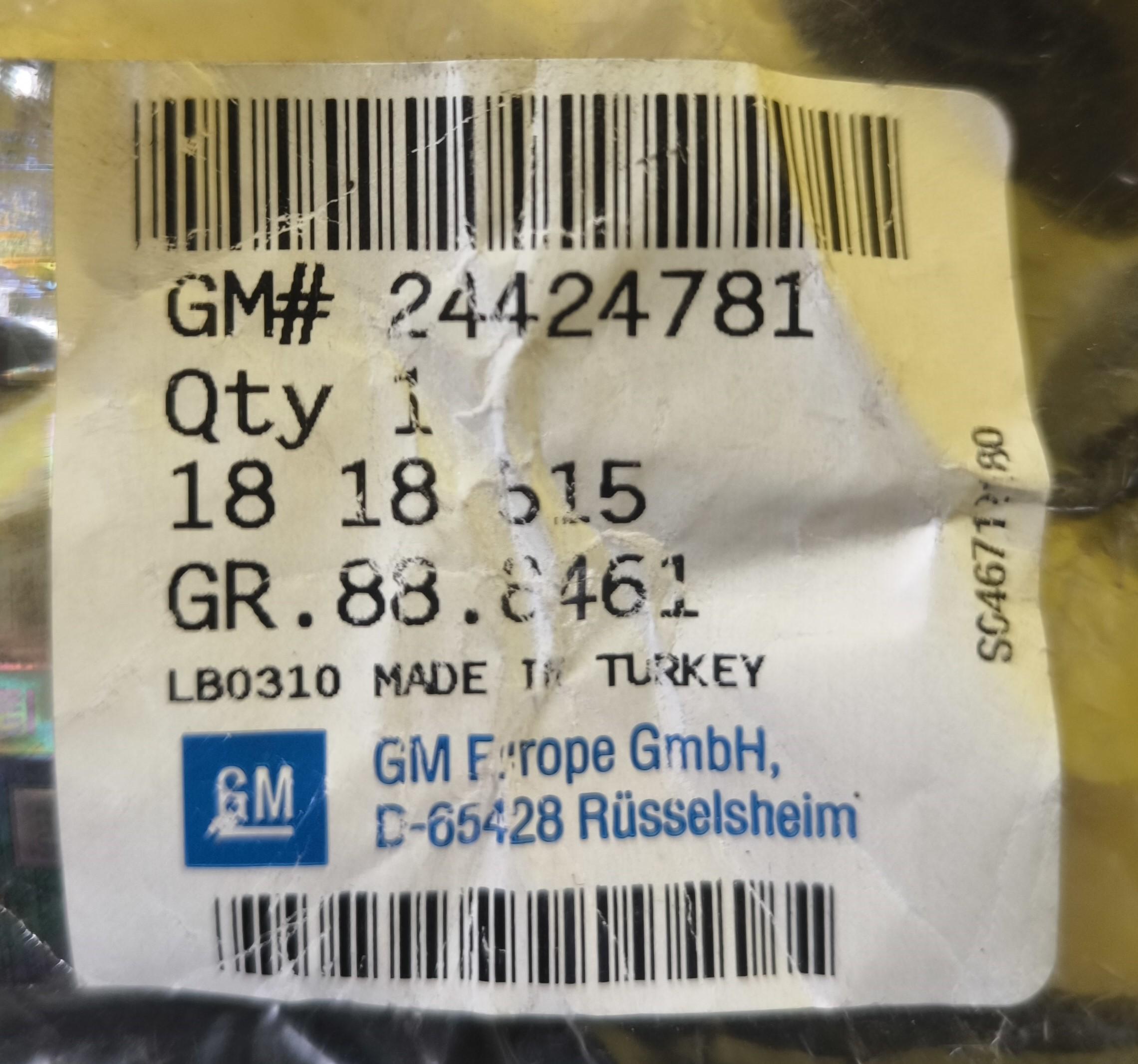 Rücklaufschlauch Opel Astra G Zafira A 2,2 Z22SE Heizung GM 24424781 ...