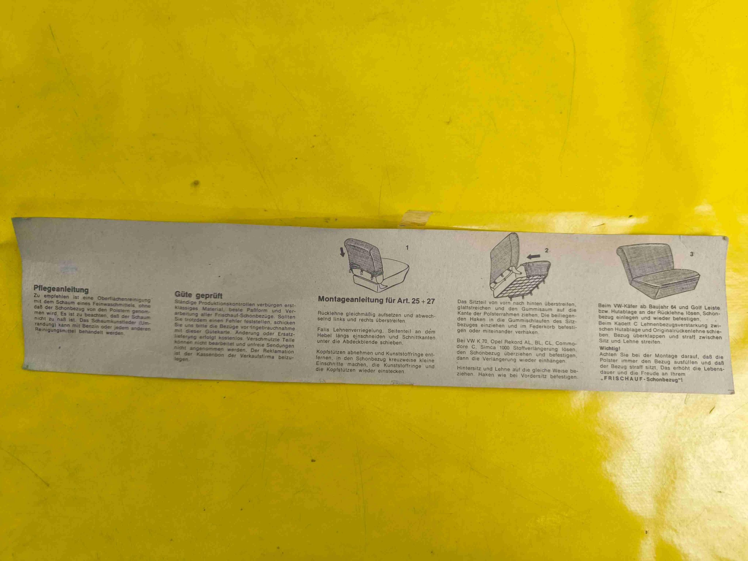 Sitzbezug Opel Audi BMW VW Ford Fiat Mercedes Peugeot Renault VW ...