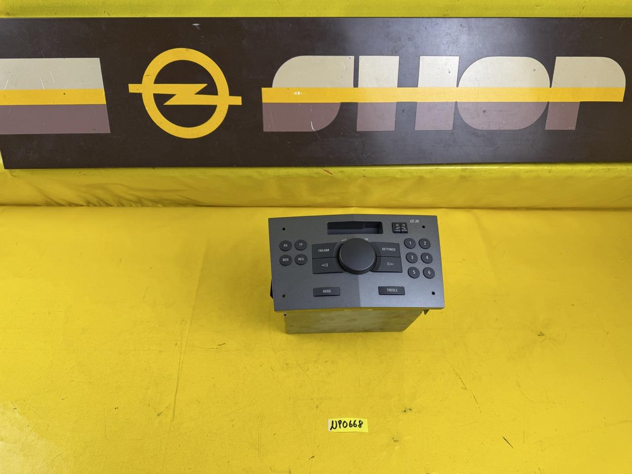 Radio Opel Astra H Zafira B CC20 GM 93180895 Orig. Neu – OpelShop