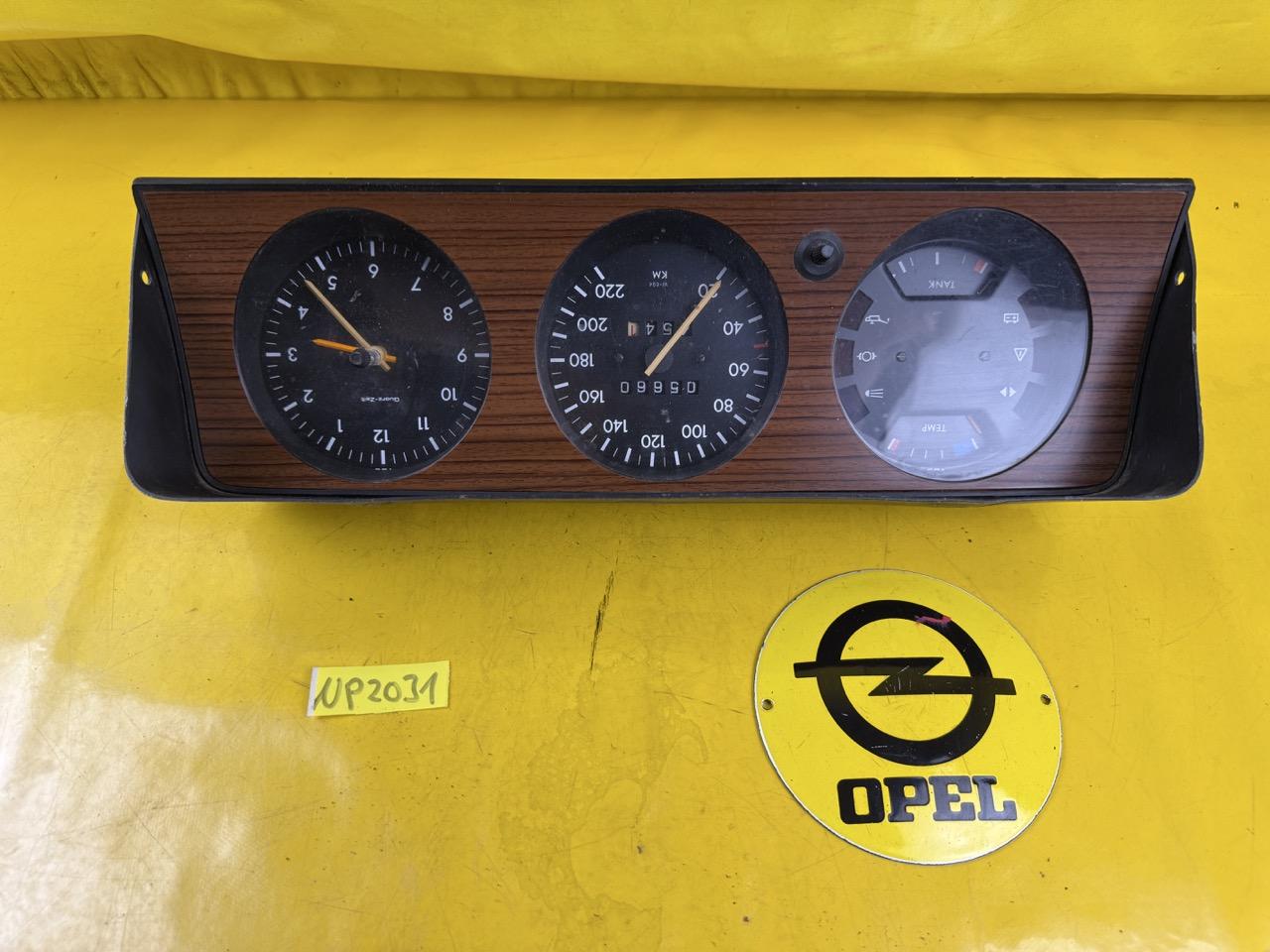 Tacho Opel Rekord D Commodore B Armaturenbrett Holzoptik Uhr – OpelShop